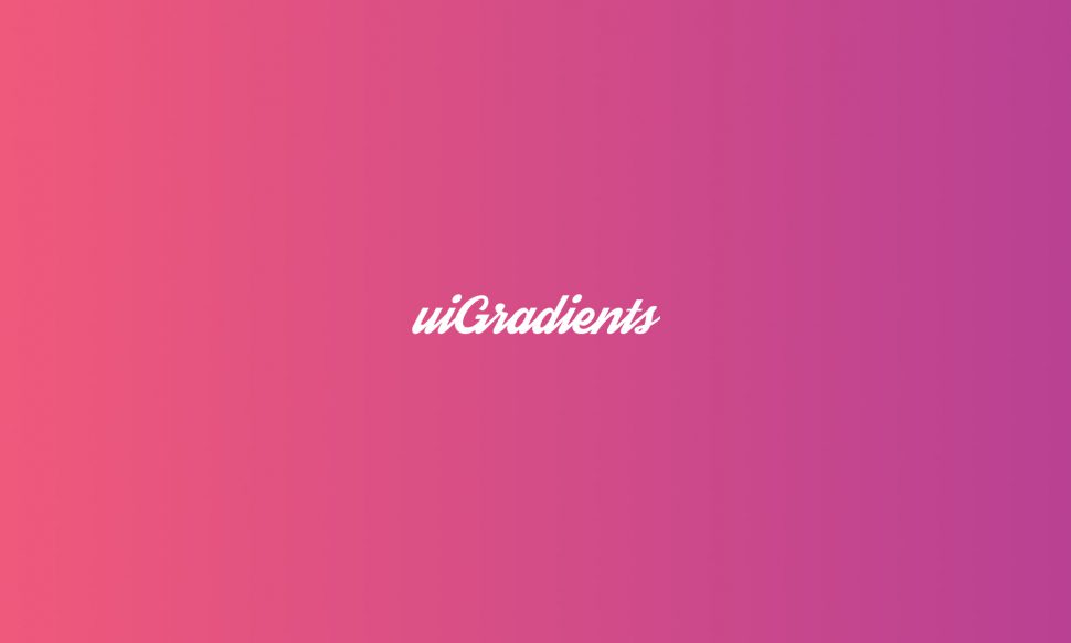 UiGradients – Beautiful Coloured Gradients | Armory
