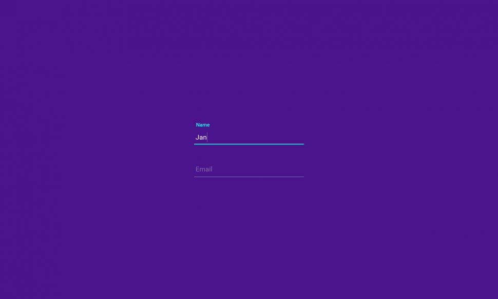 Google Material Design Form | Armory